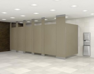 Custom Layout & Design For Commercial Restroom Dividers